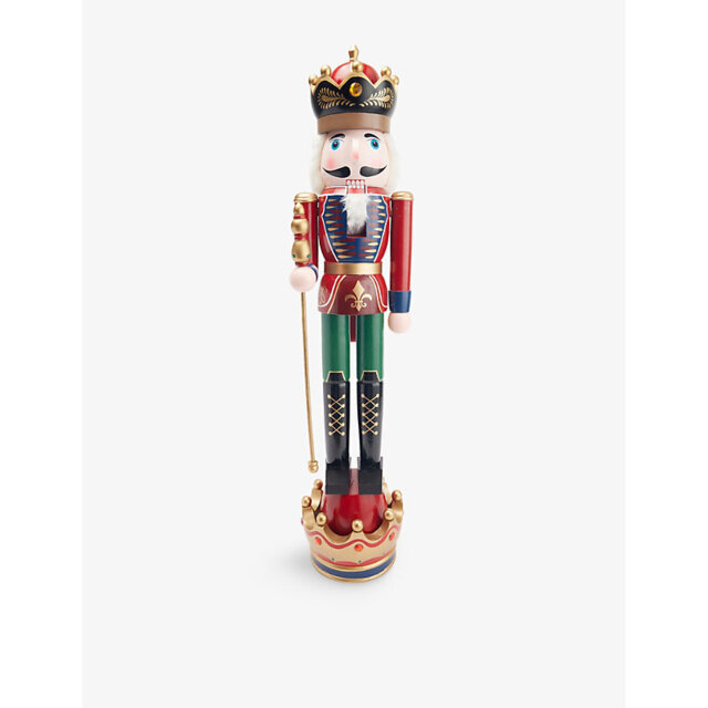 Selfridges Edit Extra large pinewood nutcracker crown Christmas ...