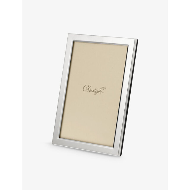 Christofle Uni silver-plated picture frame 10cm x 15cm by Selfridges ...