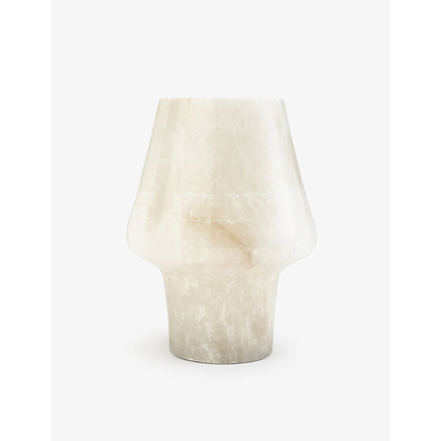 Soho Home Logan alabaster table lamp 26cm by Selfridges | ufurnish.com