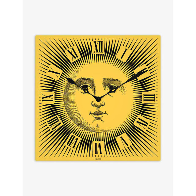 Fornasetti Sole glass wall clock 37cm by Selfridges | ufurnish.com