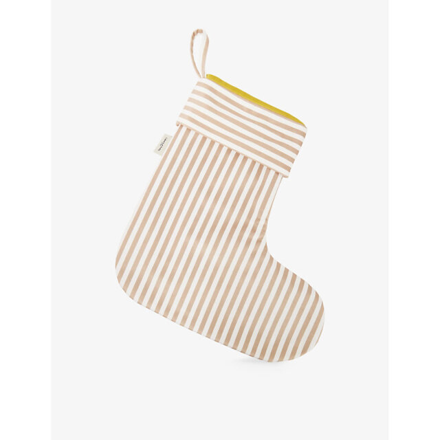 Selfridges Edit Striped velvet Christmas stocking by Selfridges ...