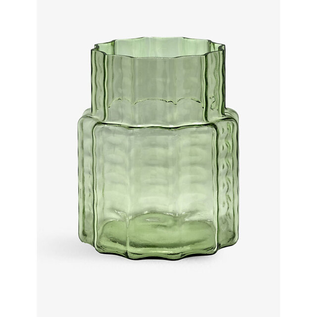 Serax Wave Glass Vase 21cm by Selfridges | ufurnish.com