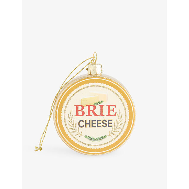 Selfridges Edit Brie Cheese Glass Christmas Decoration by Selfridges ...