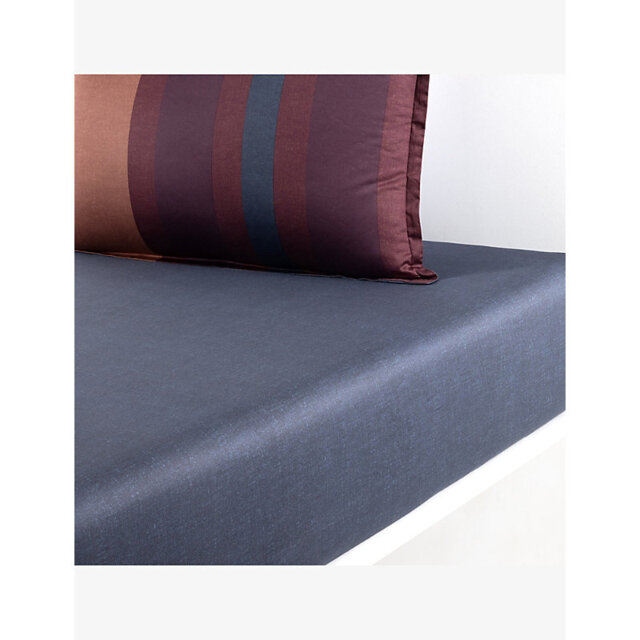Boss Finn Double Cotton Fitted Sheet by Selfridges | ufurnish.com