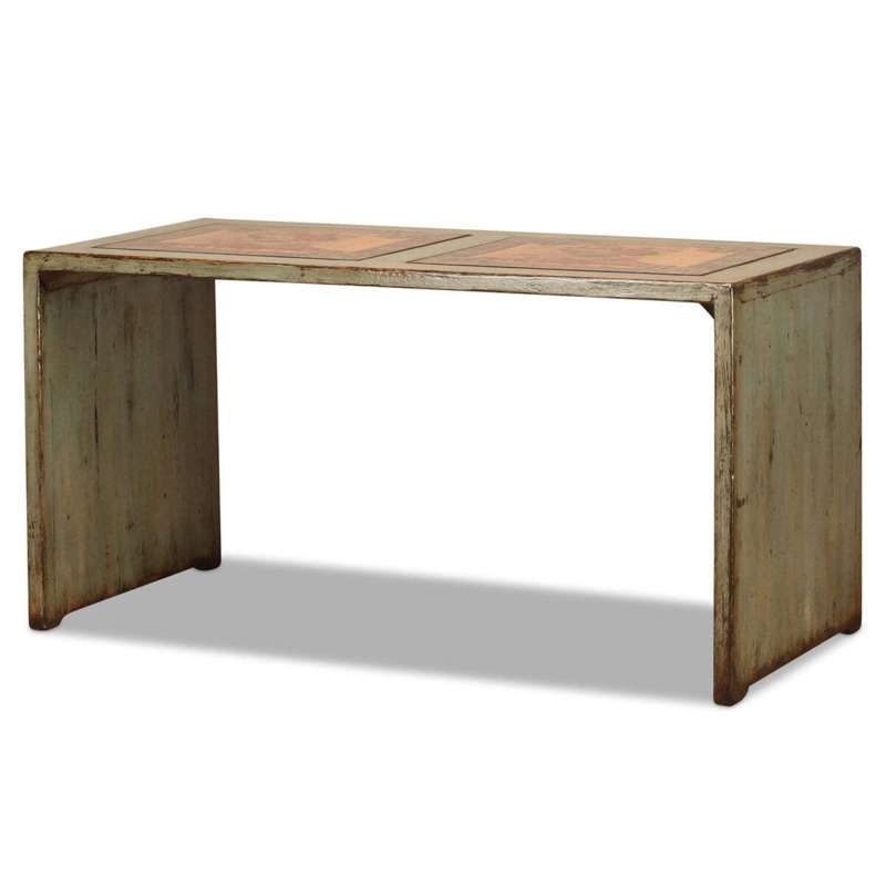 Painted Panelled Desk by Shimu | ufurnish.com