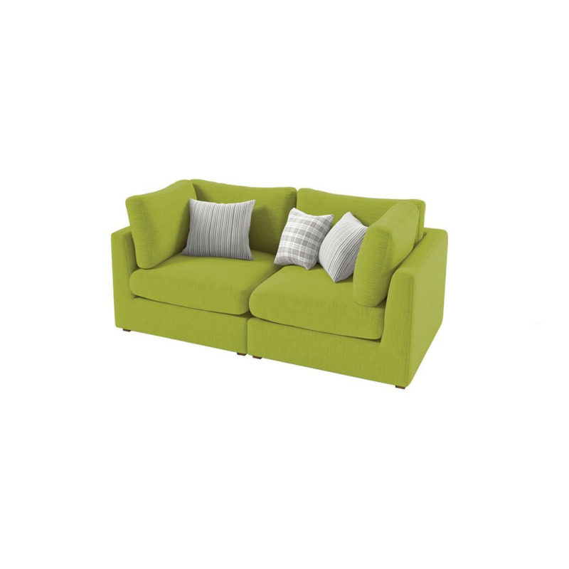 Capitol Modular 2 Seater Sofa, lime by SLF24 | ufurnish.com