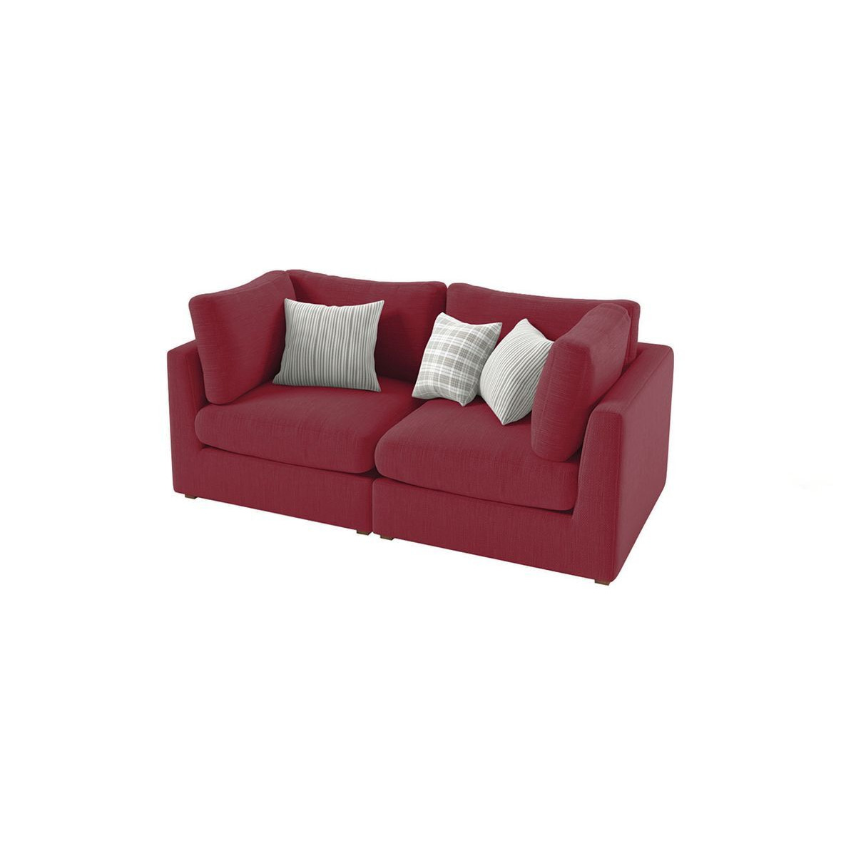 Capitol Modular 2 Seater Sofa, aubergine by SLF24 | ufurnish.com