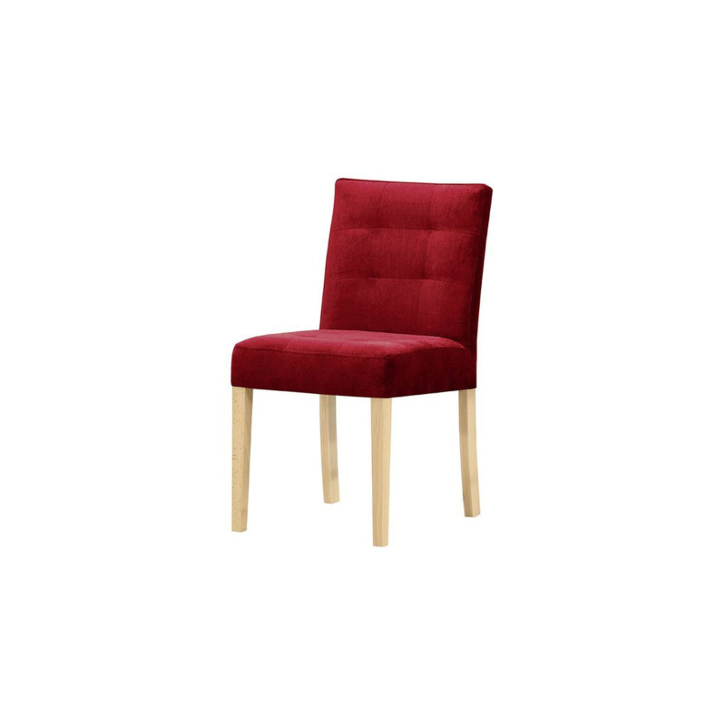 Mia Dining Chair, dark red, Leg colour: like oak by SLF24 | ufurnish.com