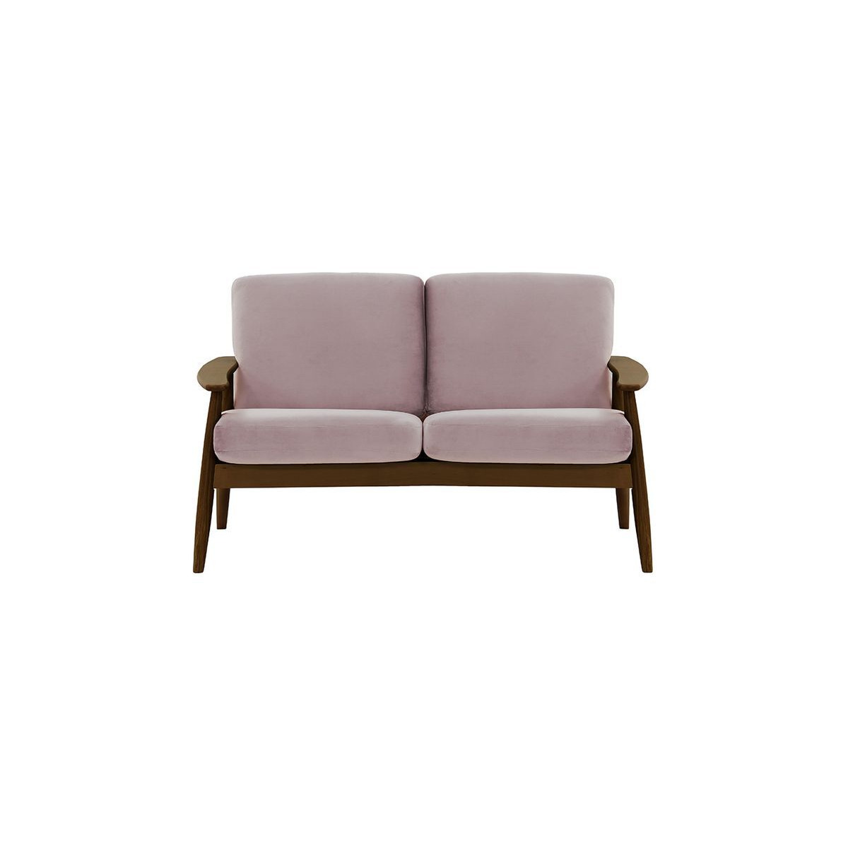 Demure 2 Seater Sofa, lilac, Leg colour: dark oak by SLF24 | ufurnish.com