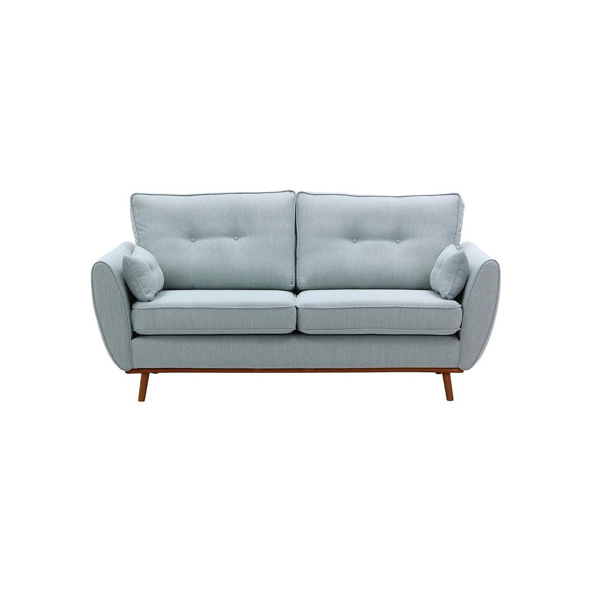 Zinola 3 Seater Sofa, azure, Leg colour: aveo by SLF24 | ufurnish.com