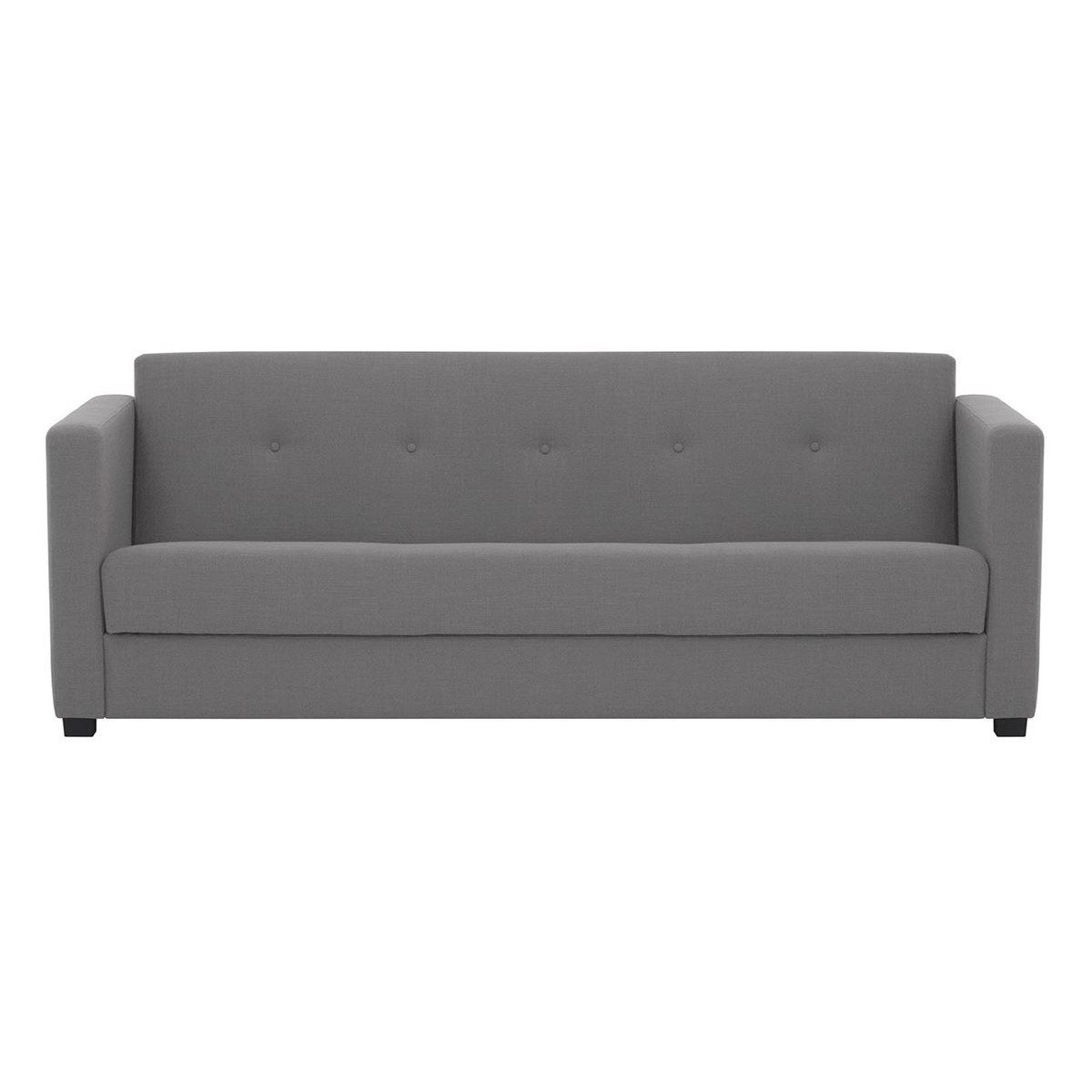 Tibor Click Clack Sofa Bed with Storage, grey by SLF24 | uFurnish.com