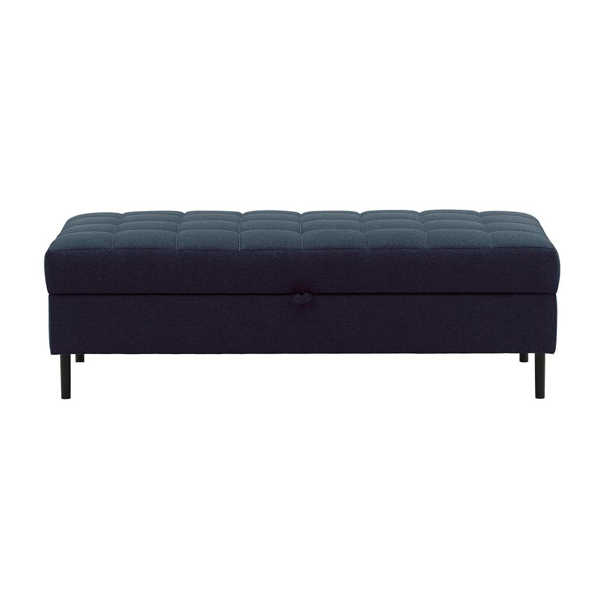 Ludo Footstool with Storage, navy blue by SLF24 | ufurnish.com