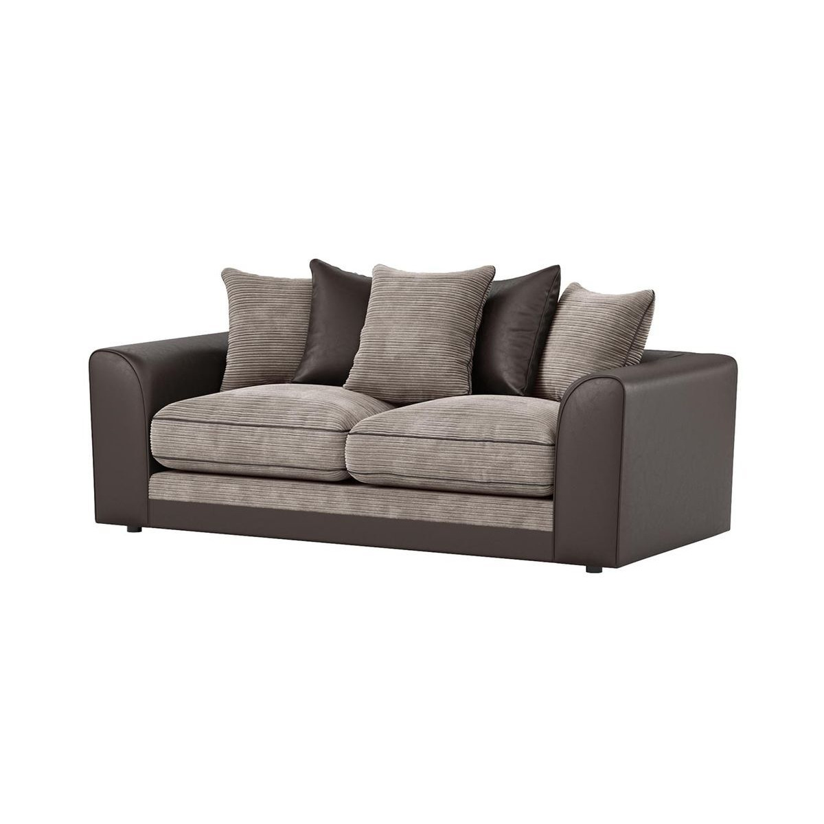 Dillon 3 Seater Sofa, mink/brown by SLF24 | ufurnish.com