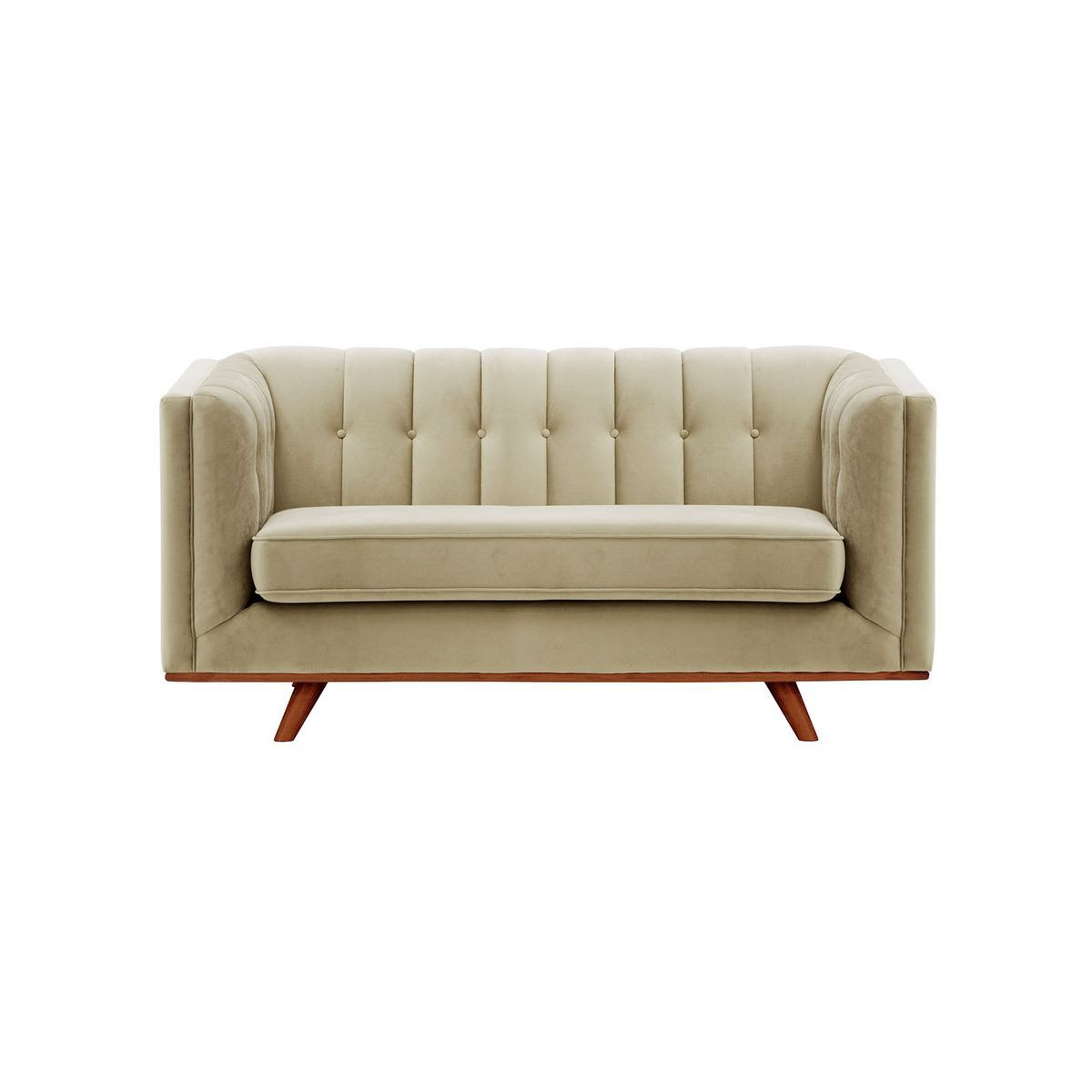 Vicenza 2-Seater Sofa, mink, Leg colour: aveo by SLF24 | ufurnish.com