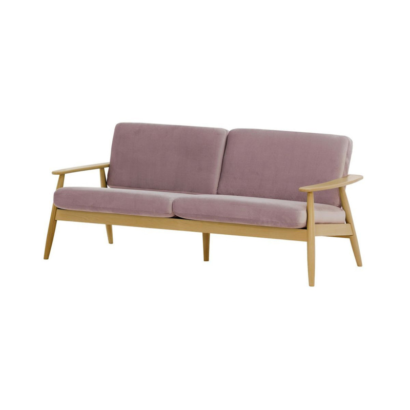 Demure 3 Seater Sofa, dark green, Leg colour: dark oak by SLF24 | ufurnish.com