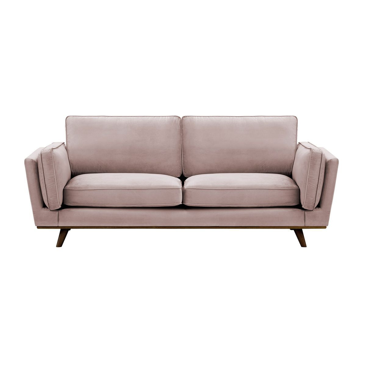 Gabrielle 3 Seater Sofa, lilac, Leg colour: dark oak by SLF24 ...