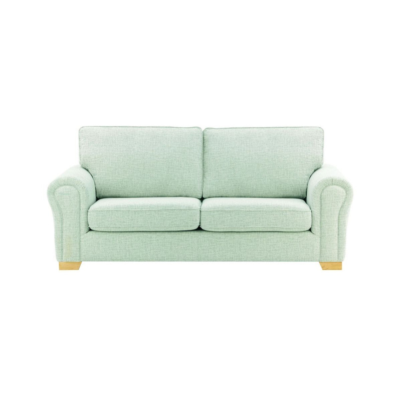 Bonna 3 Seater Sofa, celadon, Leg colour: like oak by SLF24 | ufurnish.com