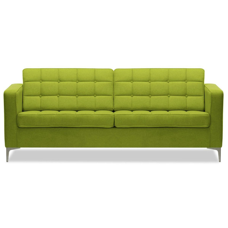 Finn 3 Seater Sofa, lime by SLF24 | ufurnish.com