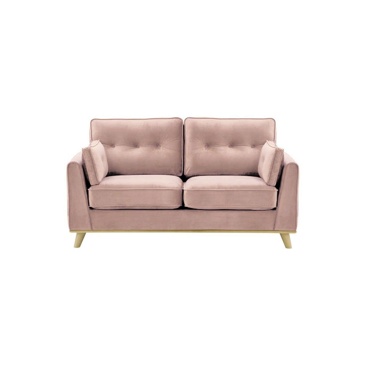 Farrow 2 Seater Sofa, lilac, Leg colour: wax black by SLF24 | ufurnish.com