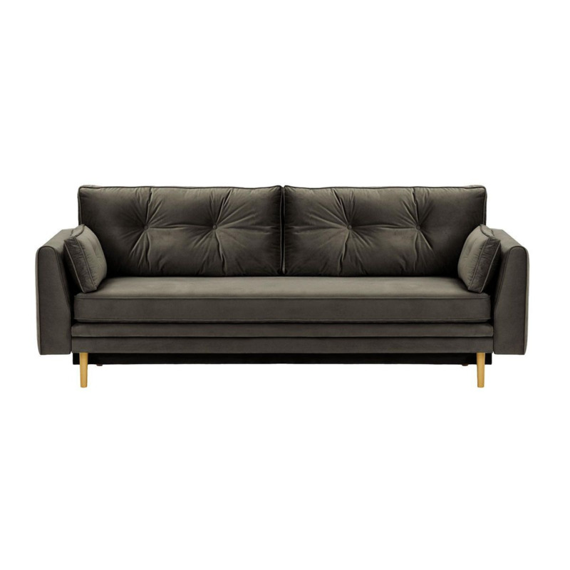 Magnus Sofa Bed with Storage, graphite, Leg colour: like oak by SLF24 ...
