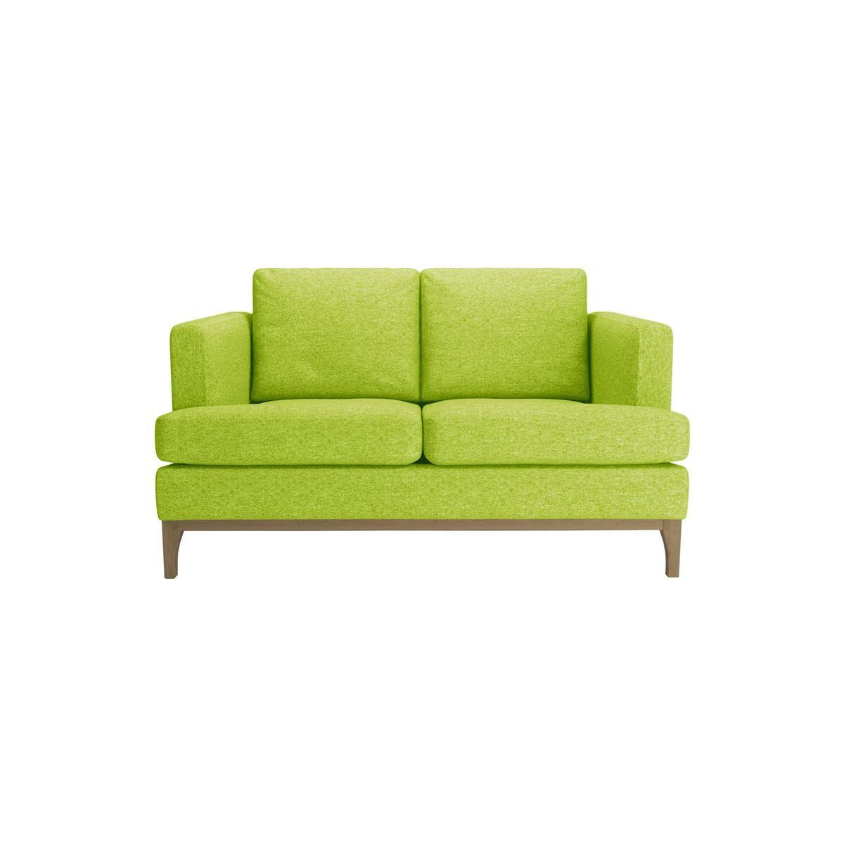 Scarlett 2 Seater Sofa, lime, Leg colour: wax black by SLF24 | ufurnish.com