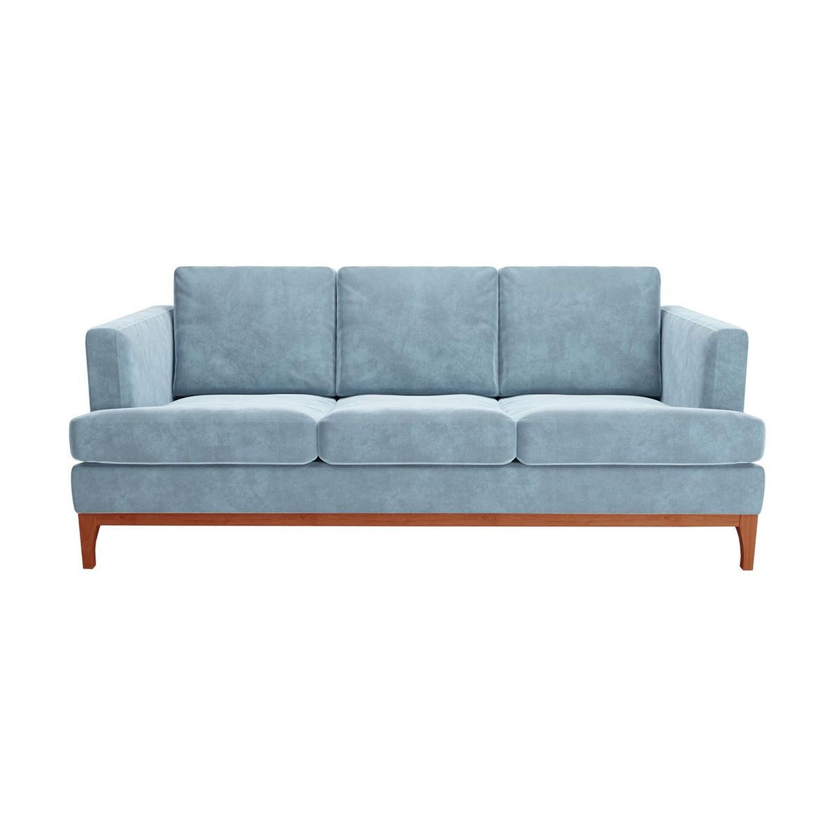 Scarlett Eco 3 Seater Sofa, light blue, Leg colour: aveo by SLF24 ...