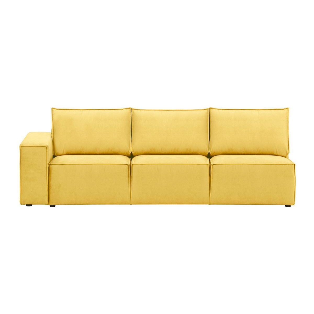 Charles 3 Seater LHF Corner Modular Unit (3L), yellow by SLF24 ...