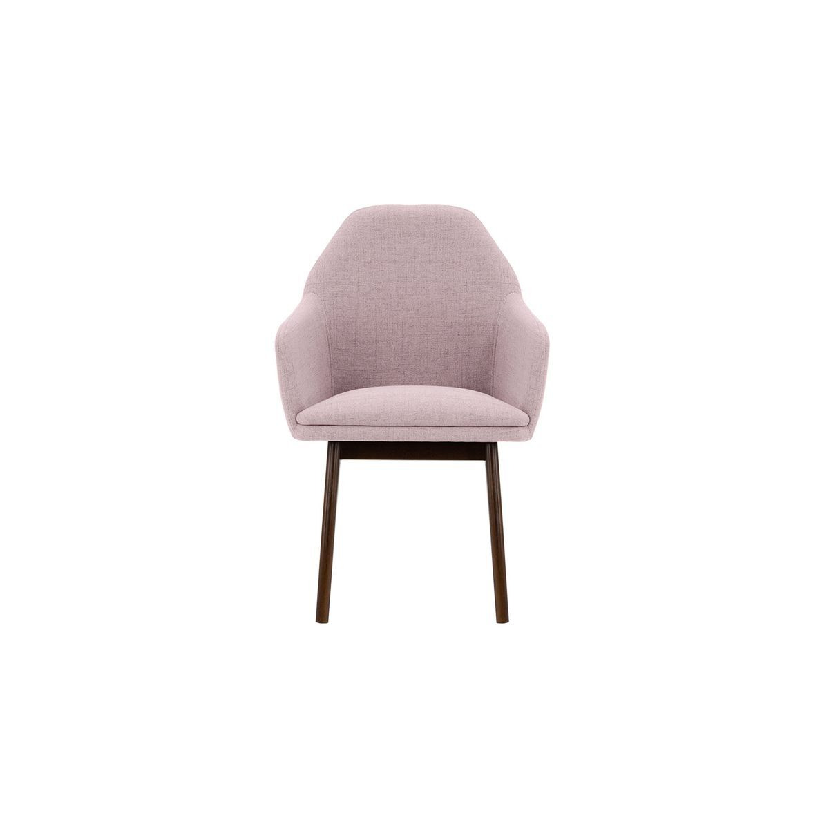 Buzz Chair, pastel pink, Leg colour: dark oak by SLF24 | ufurnish.com