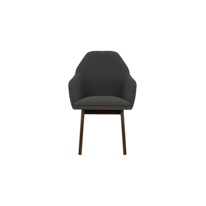 Buzz Chair, black, Leg colour: dark oak by SLF24 | ufurnish.com