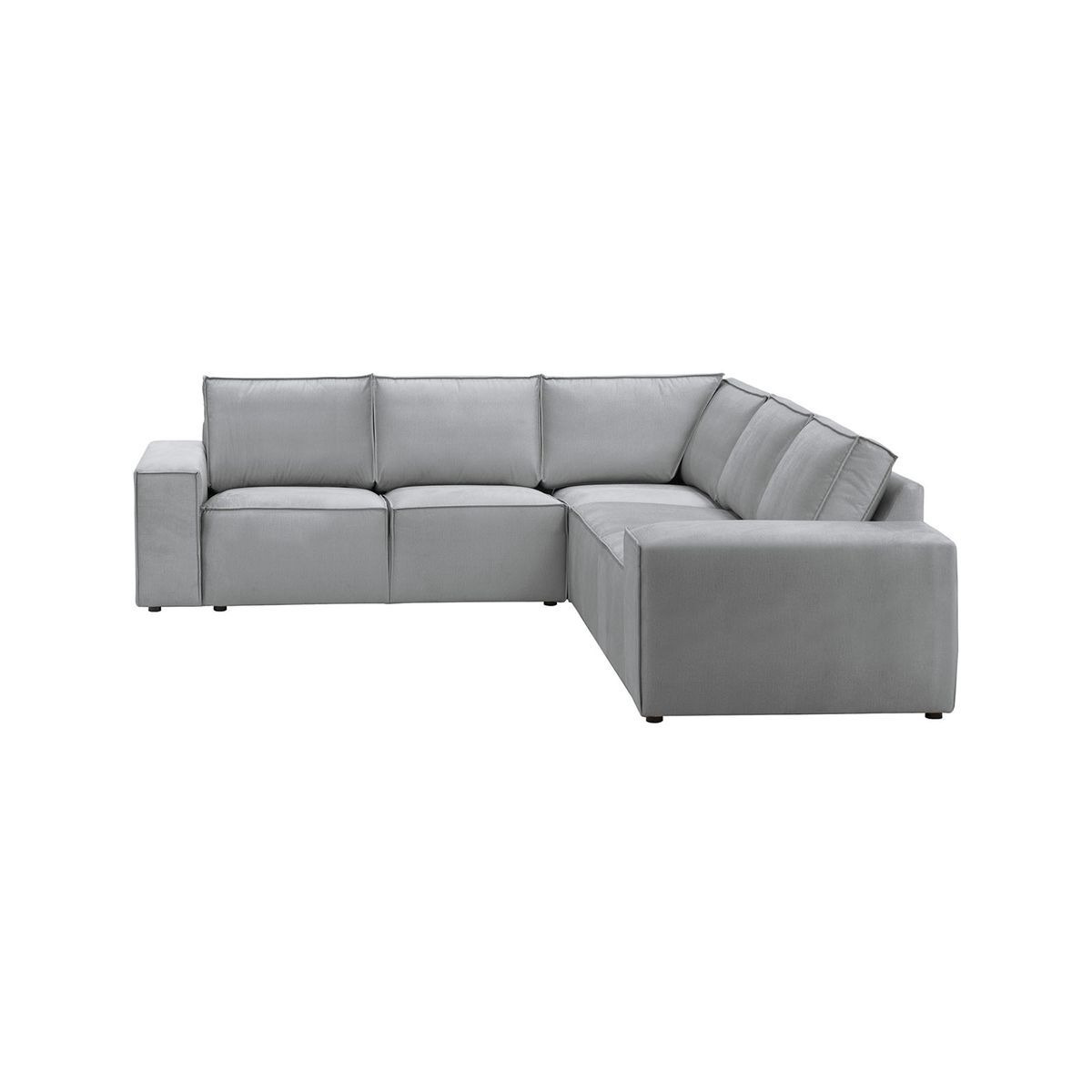 Charles Large Modular Corner Sofa, mink by SLF24 | ufurnish.com