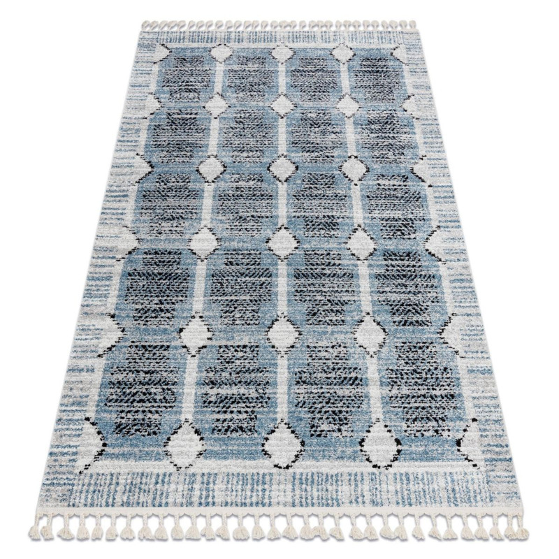 Yasin Morrocan Rug Beige Blue, 200x290 cm by SLF24 | ufurnish.com