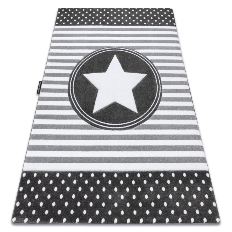 Bruno Kids Rug Grey, 140x190 cm by SLF24 | ufurnish.com