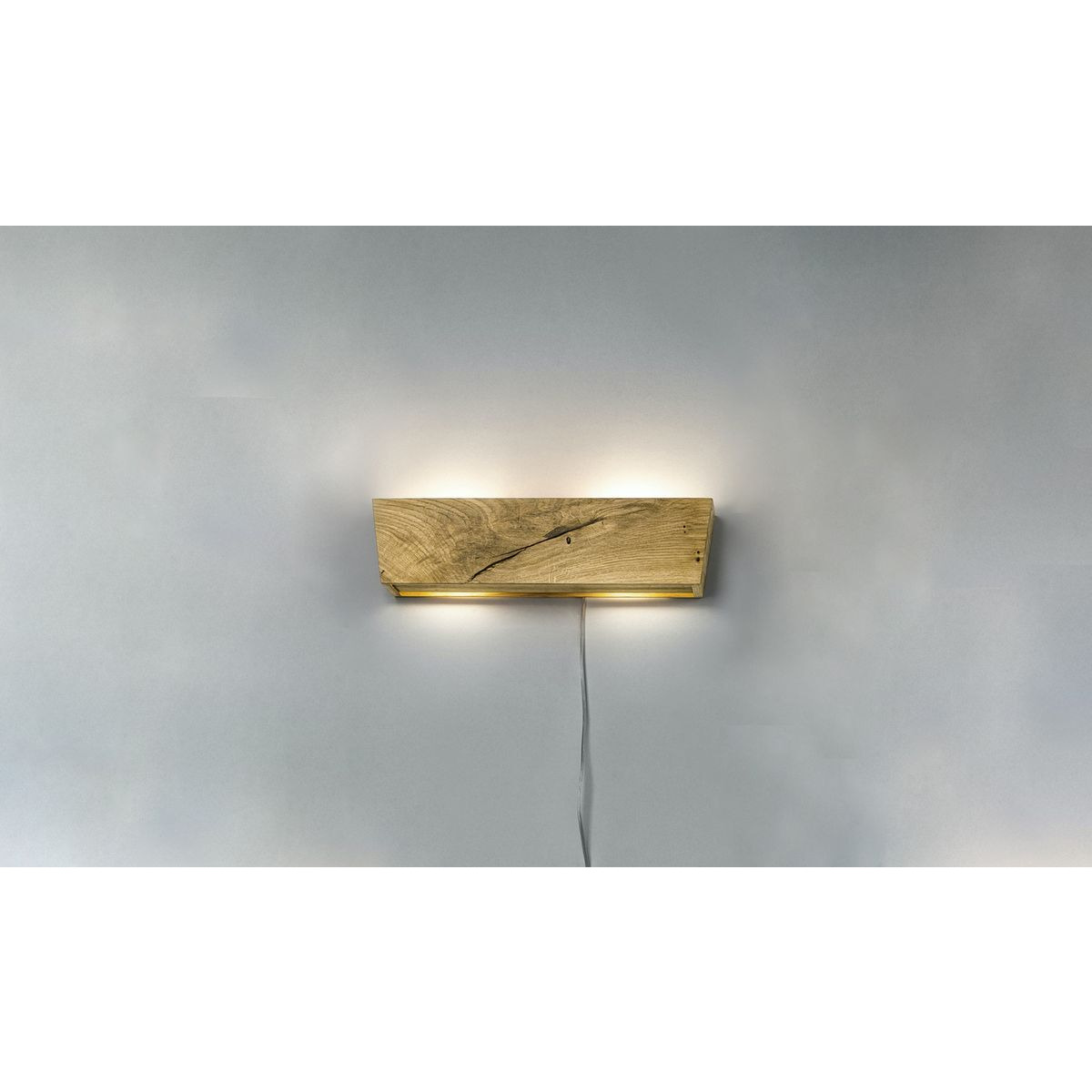 Tento Modern Rustic Horizontal Plug-in Wall Light by SLF24 | ufurnish.com