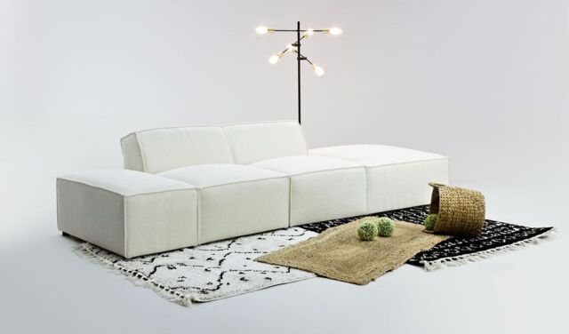 Mojo Modular Sofa, V 33 - Rust by SLF24 | ufurnish.com
