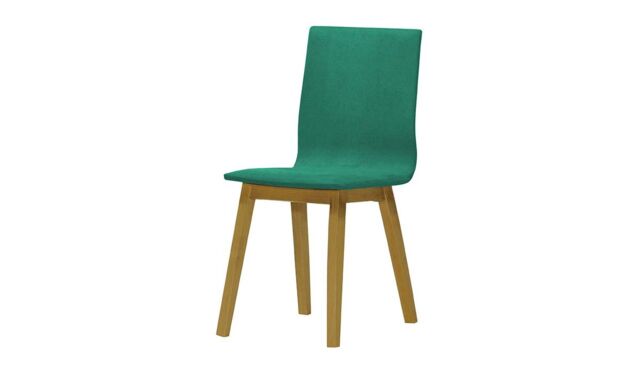 Lakri Dining Chair, turquoise, Leg colour: like oak by SLF24 | ufurnish.com