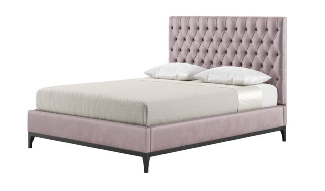 Marlon 5ft King Size Bed Frame with luxury deep button quilted ...
