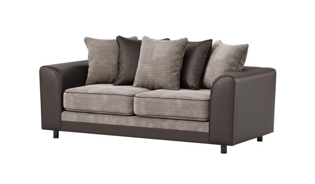 Dillon 3 Seater Sofa, mink/brown by SLF24 | ufurnish.com