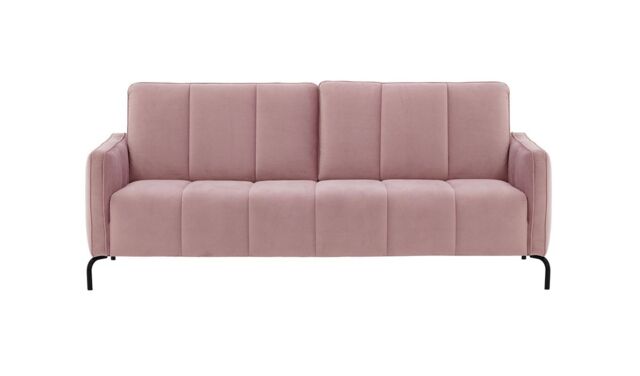 Opus Velvet 3 Seater Sofa, lilac by SLF24 | ufurnish.com
