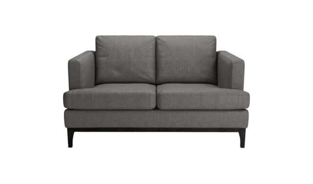 Scarlett Eco 2 Seater Sofa, Dark grey, Leg colour: black by SLF24 ...