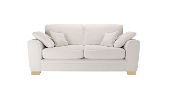 Ronay 2-seater Sofa, boucle ivory, Leg colour: like oak by SLF24 ...