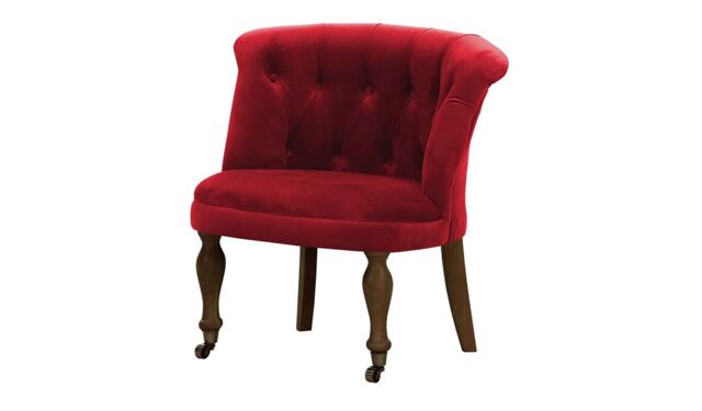 Schino Chair, dark red, Leg colour: dark oak by SLF24 | ufurnish.com
