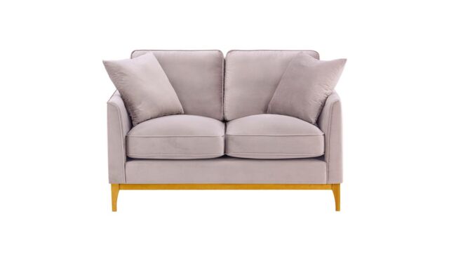 Linara 2 Seater Sofa, beige, Leg colour: like oak by SLF24 | ufurnish.com