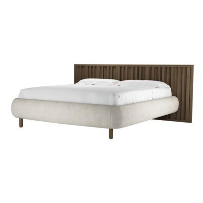Florence Super King Bed in Oyster Luxe Boucle - sofa.com by sofa.com ...