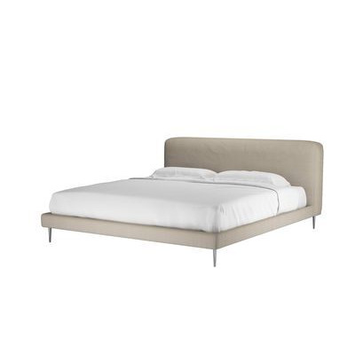 Lucy Super King Bed in Wishful Vermeer Linen - sofa.com by sofa.com ...