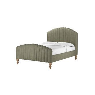 Bella Double Bed in Matcha Powdered Leather - sofa.com by sofa.com ...