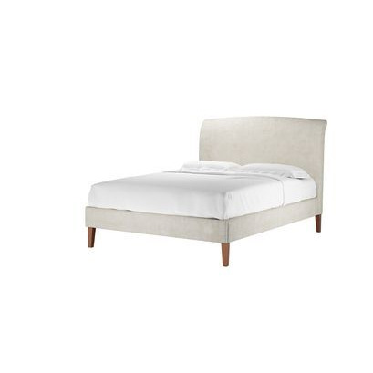 Thea King Bed in Oyster Luxe Boucle - sofa.com by sofa.com | ufurnish.com