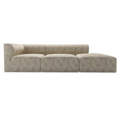 Cohen RHF Modular Sofa in Sandstorm Pyramid Textured Weave - sofa.com ...
