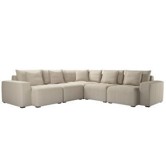 Romy Medium Corner Sofa in Wishful Vermeer Linen - sofa.com by sofa.com ...