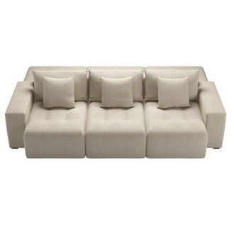 Romy Double sided Sofa in Wishful Vermeer Linen - sofa.com by sofa.com ...