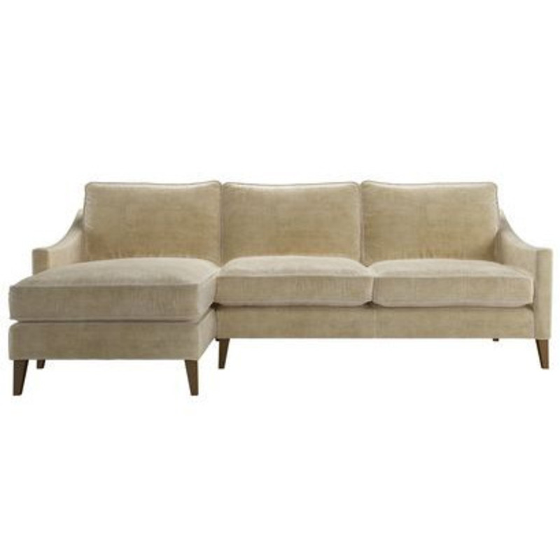Iggy Medium LHF Chaise Sofa in Apollo Easy Care Velvet - sofa.com by sofa.com | ufurnish.com